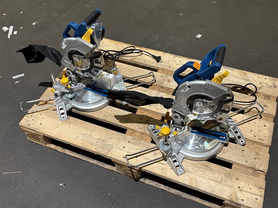 1400W Mitre Saw, Wood drop saw x 2 units Auction (0688-2574404) | Grays ...