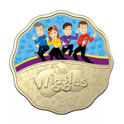 Australia 2021 The Wiggles (Current) 30 Years Scalloped Coloured 30c ...