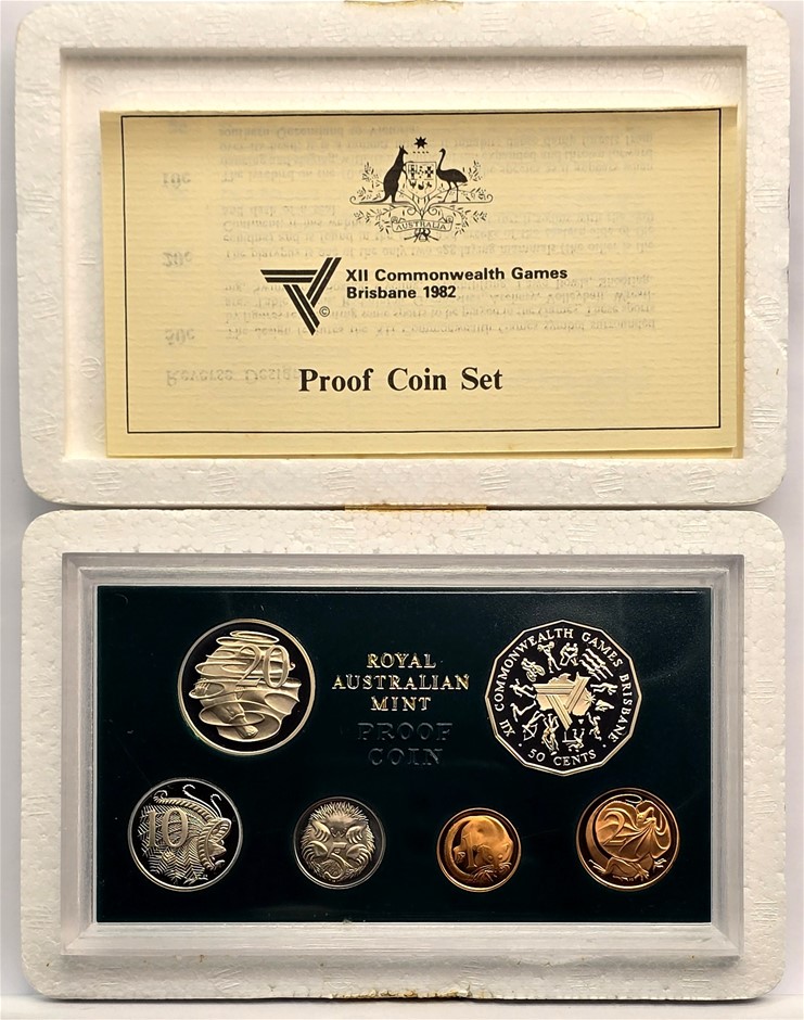 ROYAL AUSTRALIAN MINT 1982 PROOF COIN SET Auction (0003-2574457 ...