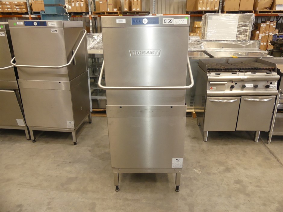 Hobart AM900-90A Free Standing Passthrough Dish Washer Auction (0002 ...