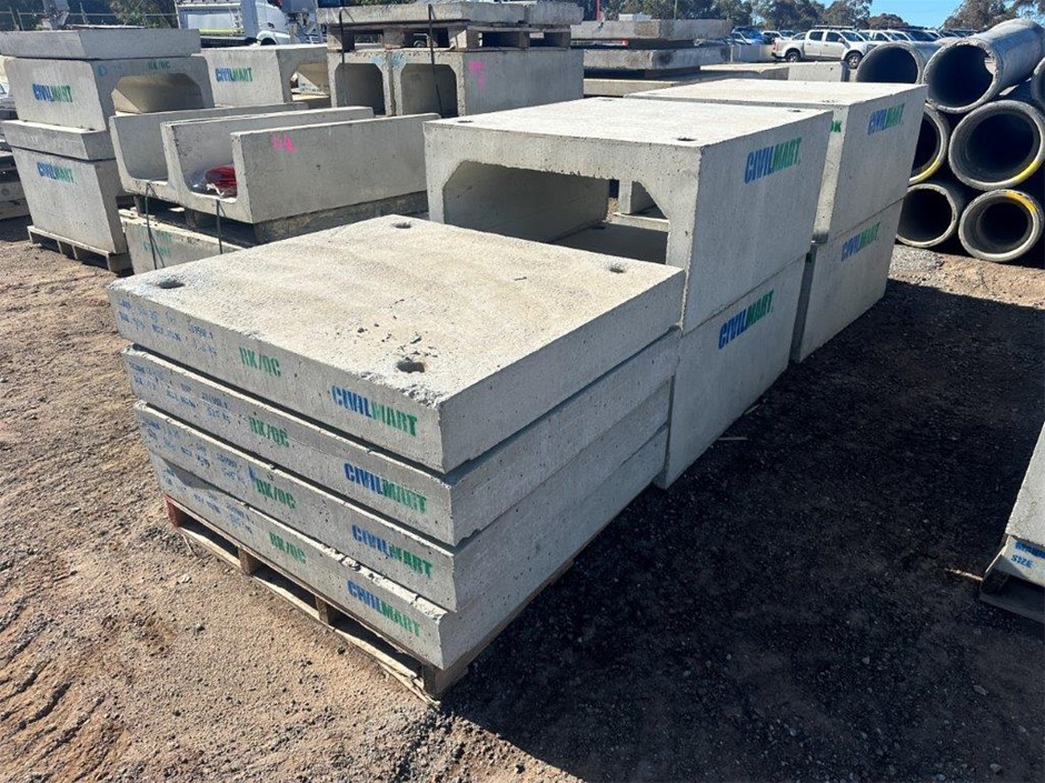 Culvert and Lids x4 Auction (0016-3036025) | Grays Australia