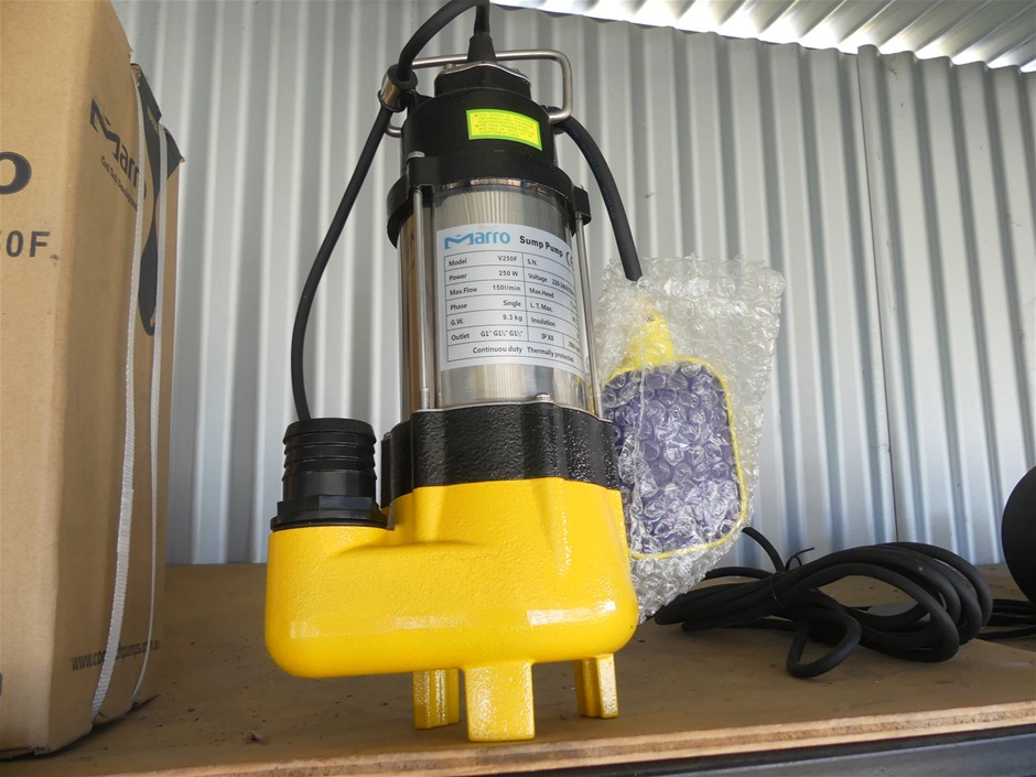 Marro V250F Sump Pump Auction (0116-5061579) | Grays Australia