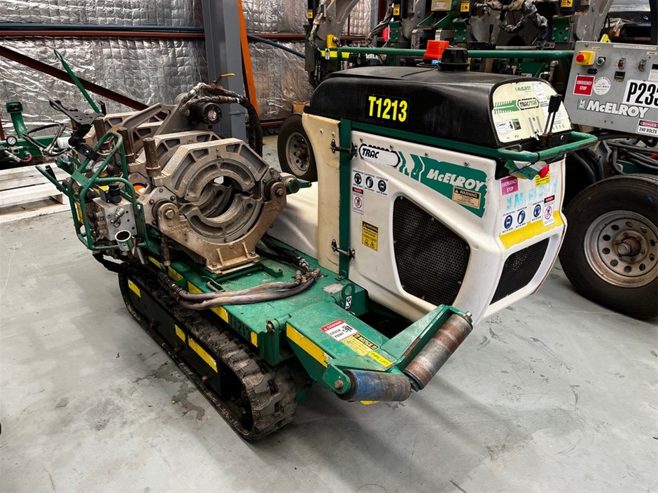 2012 McElroy Tracstar T1816 412/618 Poly Pipe Fusion Machine Auction ...
