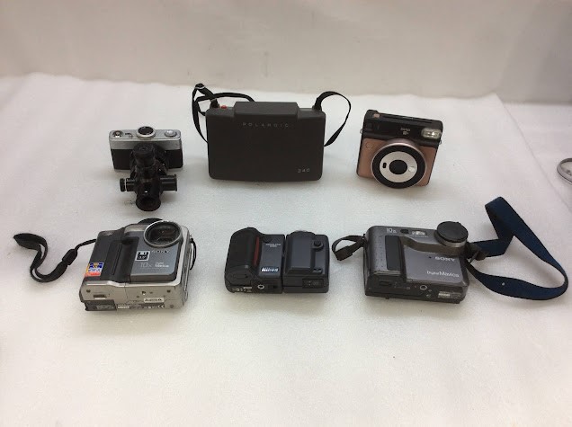 Nikon Coolpix E995&Sony MVC-FD73&FD7&Fujifilm SQ6&Polaroid 340&Olympus ...