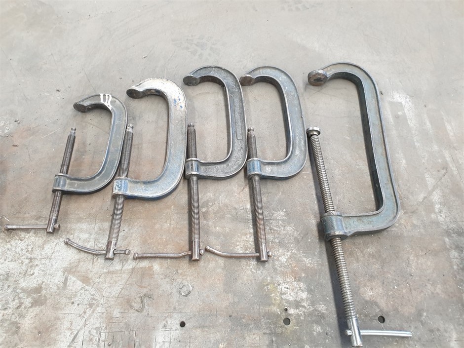 Assorted Clamps (5pcs) Auction (0102-5061657) | Grays Australia