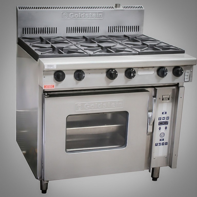 Goldstein Gas 6 Burner Stove with Combi-Oven Auction (0027-5061588 ...