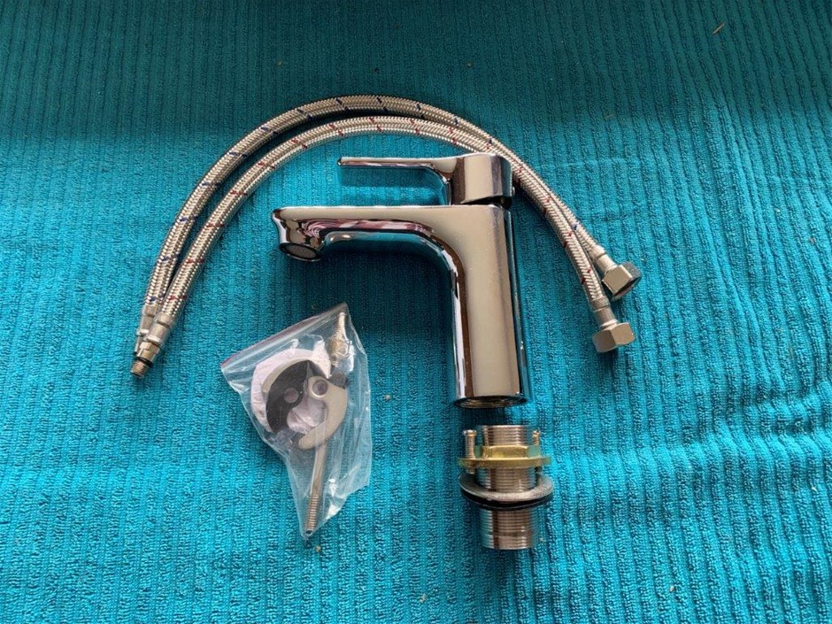 New in Box Multitude Basin Mixer Tap, Chrome Finish - Quantity 1 ...