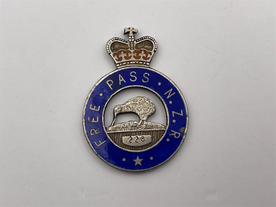 N.Z. MP Free Railway Pass Auction (8496-5061682) | Grays Australia