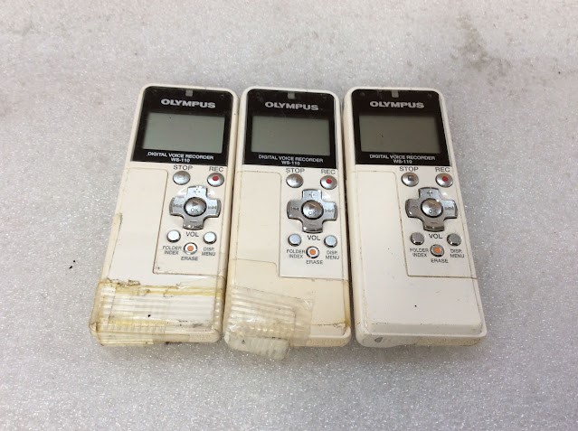 Olympus WS-110 Digital Voice Recorders (Lot of 3) Auction (0005-2578168 ...