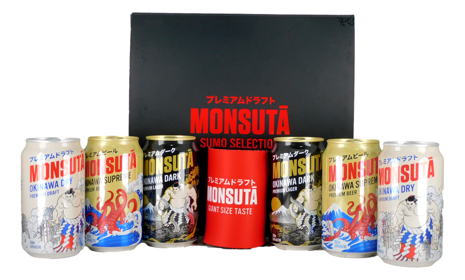 Monsuta Sumo Selection - Premium Beer Gift Box (6x 350mL), Japan ...
