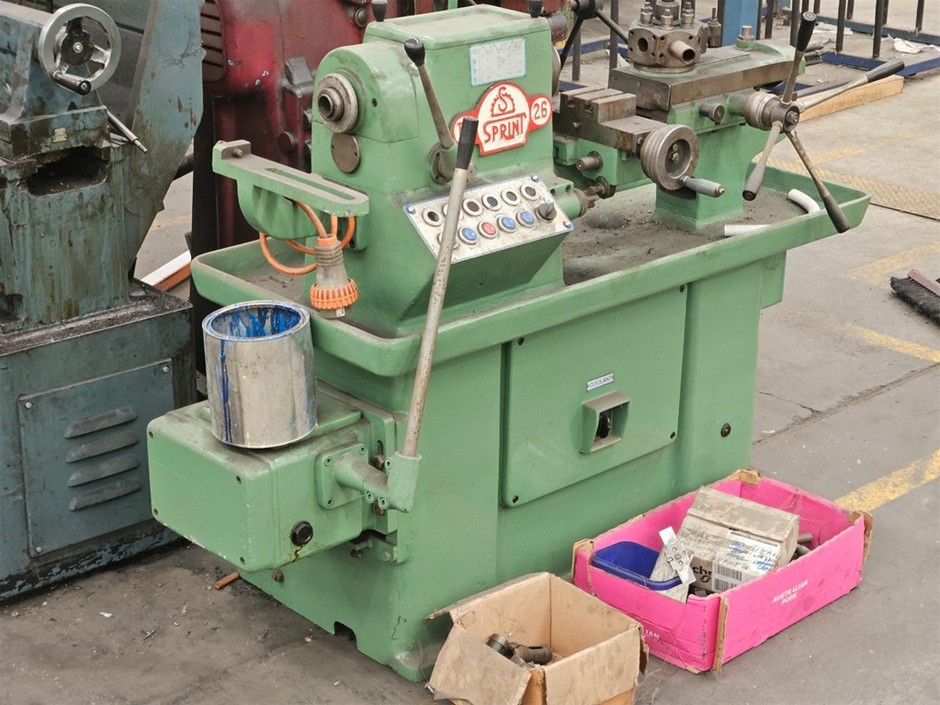 Sprint TR26 Capstan/Turret Lathe Auction (0077-5062105) | Grays Australia