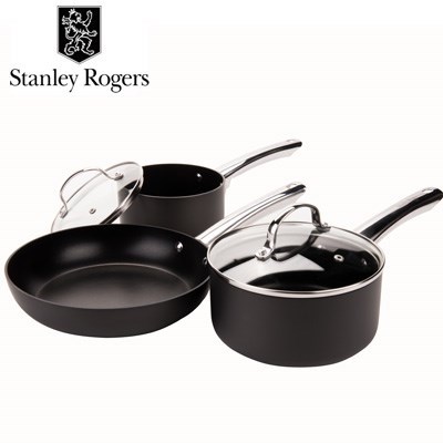 Buy Stanley Rogers Techtonic 3-Piece Cookware Set | Grays Australia