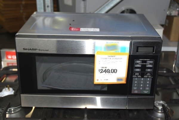 Sharp Carousel Stainless Steel Microwave 800W. Model:R290NS Auction ...