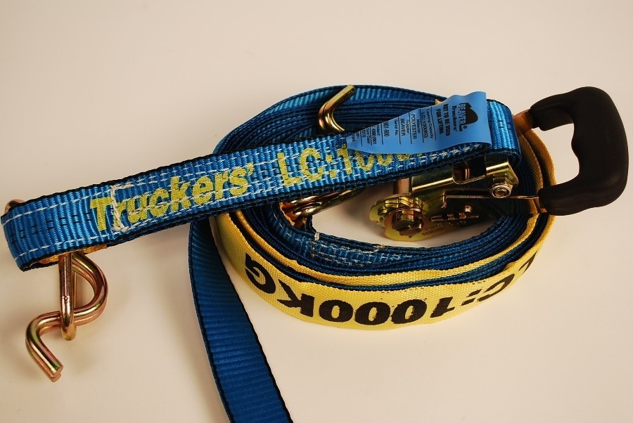 BEAVER Tie Down Assembly, Ratchet Type, L/C 1000kg, 35mm x 6Mtrs c/w ...